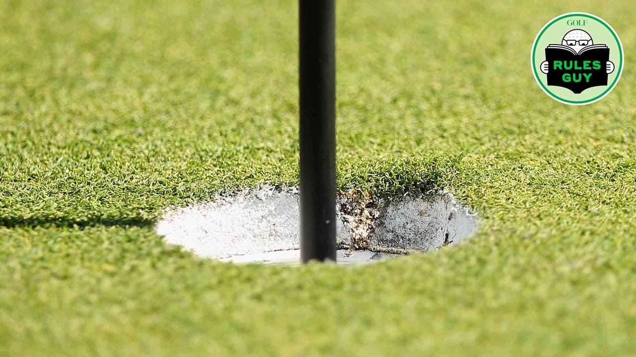 Is it legal to fix the edge of the hole before your group has finished ...