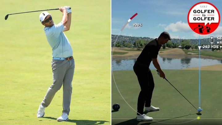 How this pro is using a video game to prepare for golf tournaments