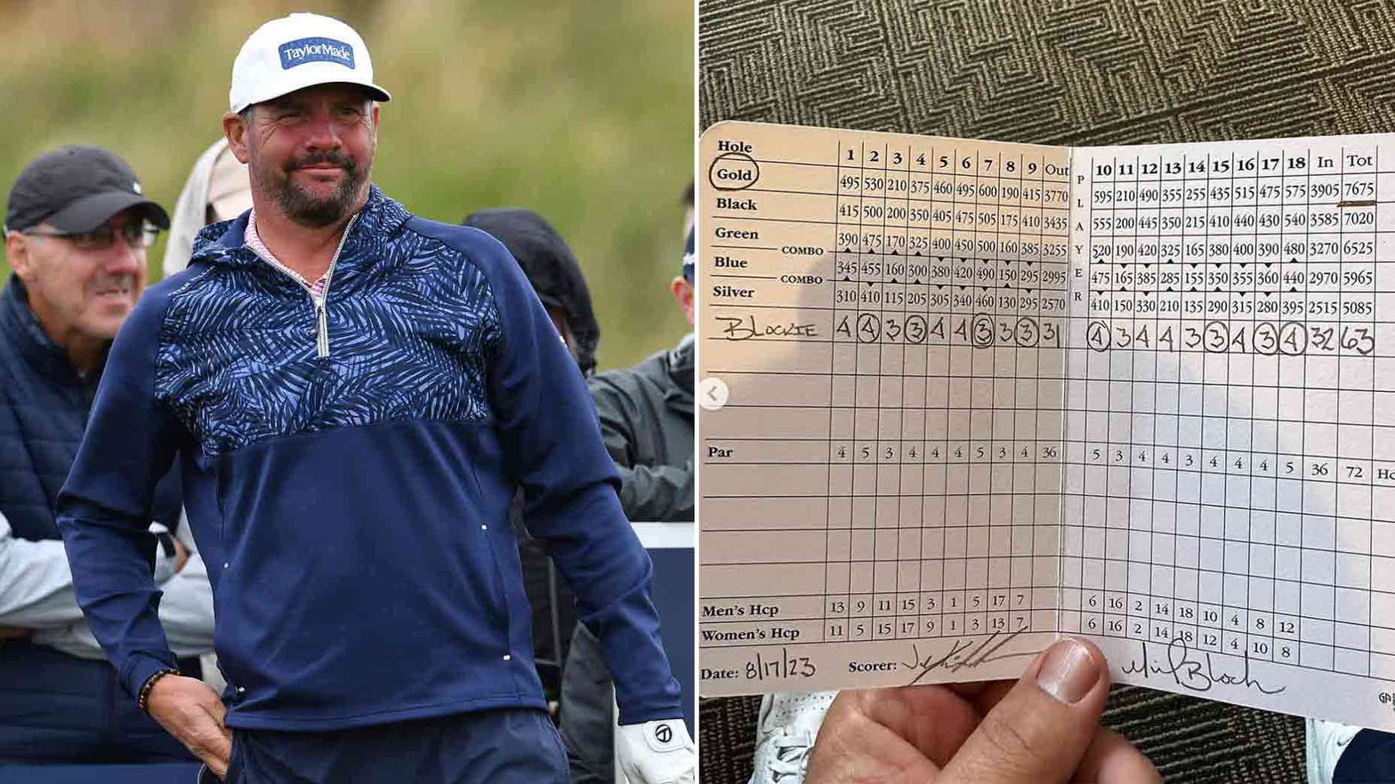 Club-pro hero Michael Block has record-setting round at 2024 major venue