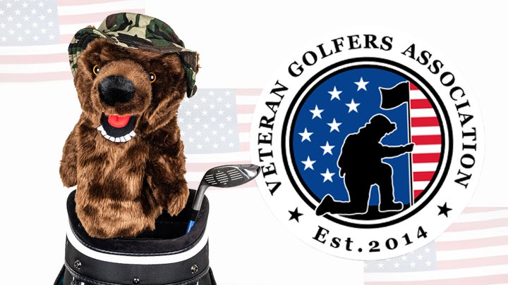 Daphne's military bear driver headcover benefits golf-loving veterans