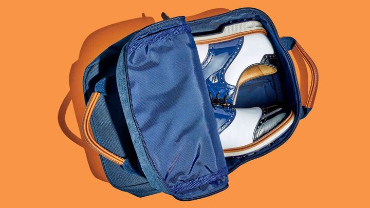 Give your kicks the transport they deserve with this snazzy shoe bag