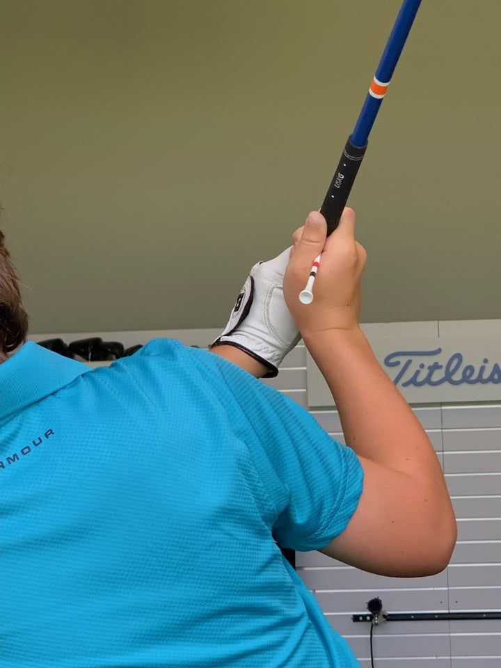 Use a tee in your grip to help fix your ball flight. Here's how