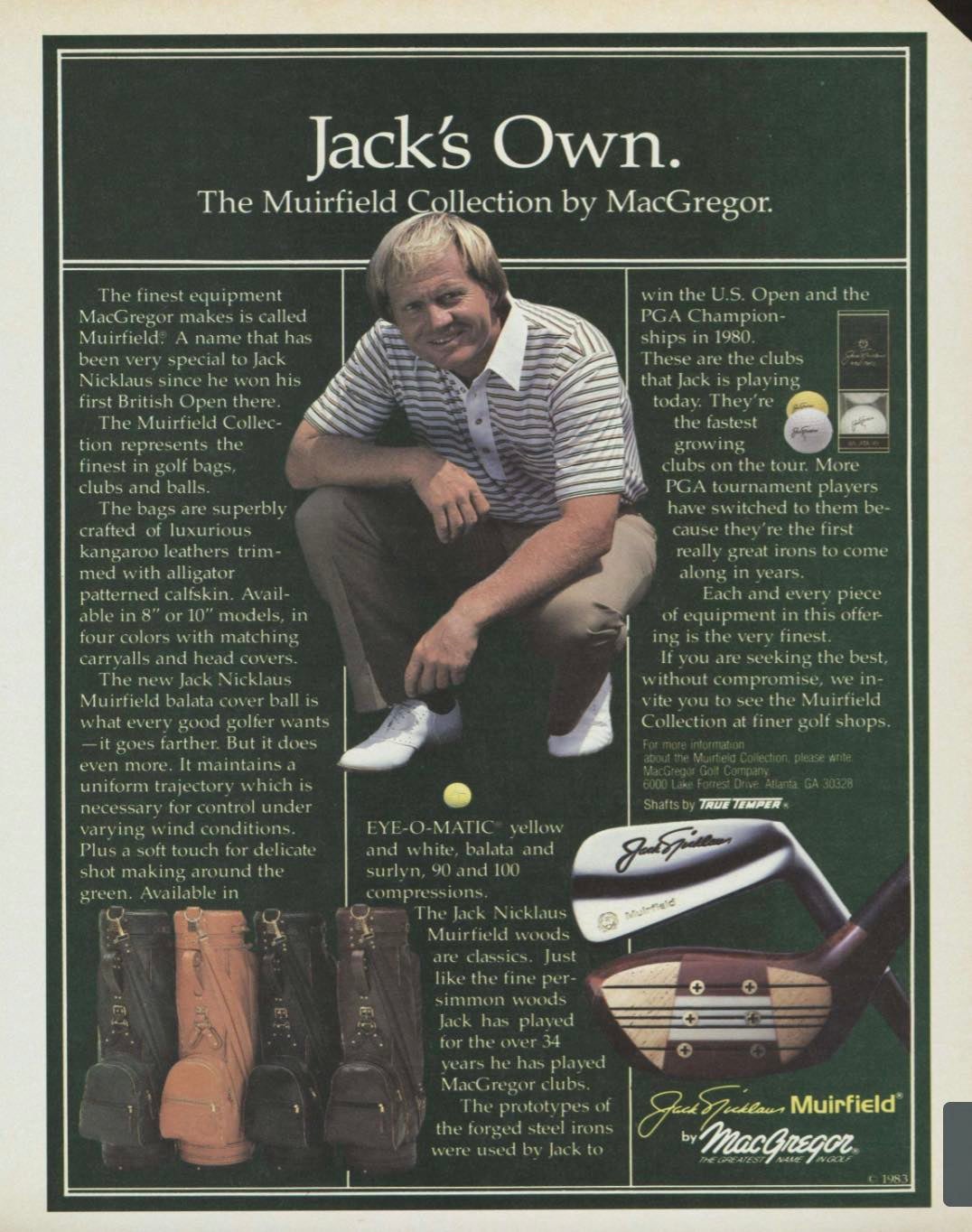 These old-school advertisements will make you want retro golf gear