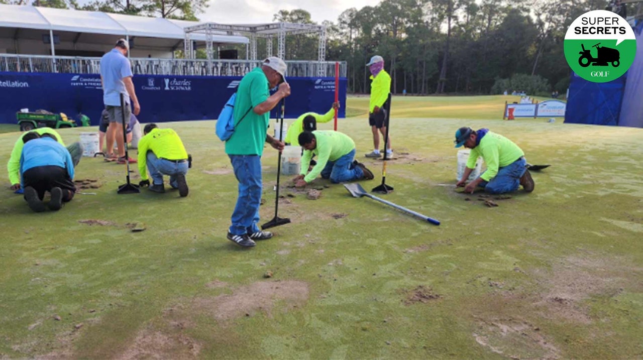 How a golf club scrambled to repair vandalized greens before a pro event