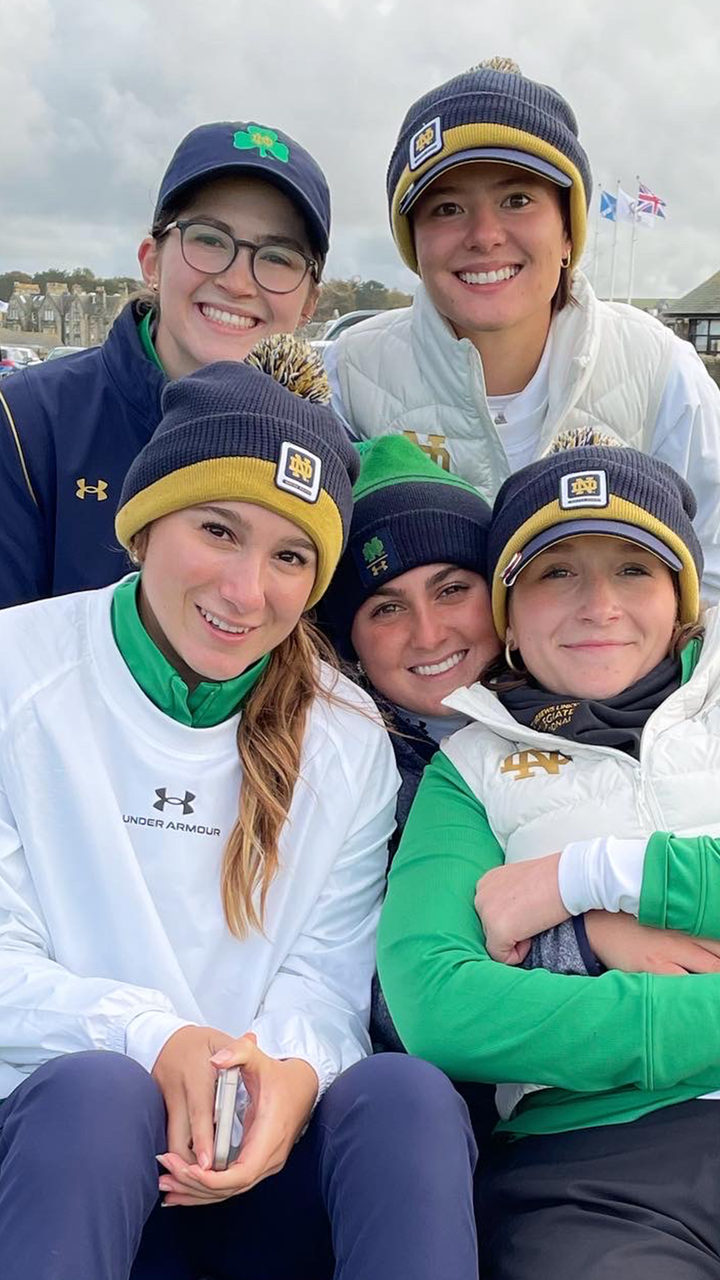 Notre Dame Golf competes in inaugural St. Andrews event