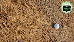 Can I ask the player in the group ahead to come back and rake?