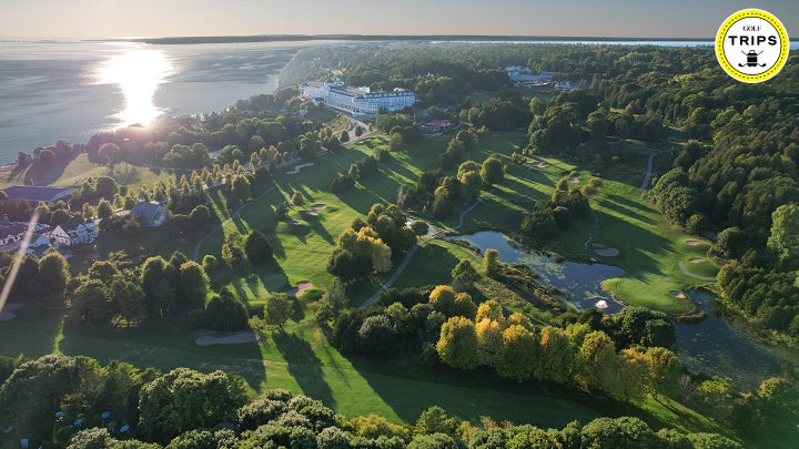 A ride in a horse-drawn carriage at the turn? Only at Mackinac Island