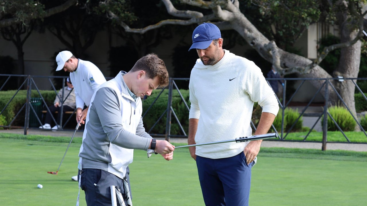 Scottie Scheffler used this fitting hack while testing new putters