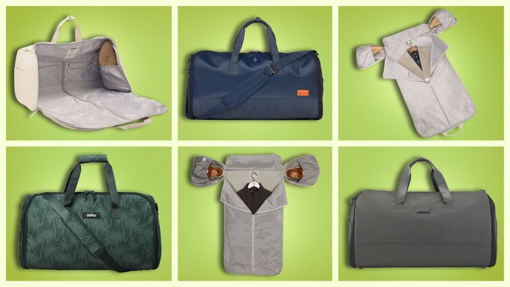 2-in-1 weekend garment bags will help you strategically pack