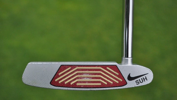This rising Tour pro still uses a Nike putter from grade school