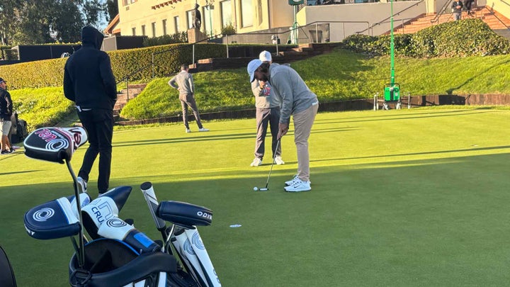 How a Tour pro practices putting before a big tournament