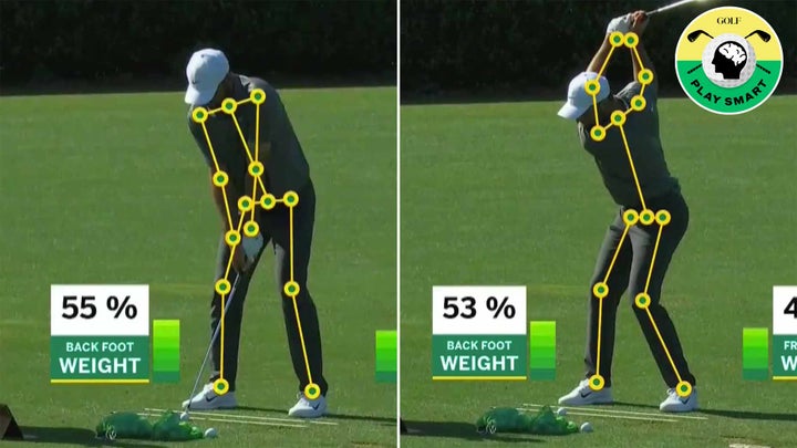 Masters TV tech shows how to properly shift weight during swing