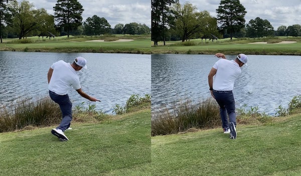 Fighting an over-the-top golf swing? Envision this childhood activity ...