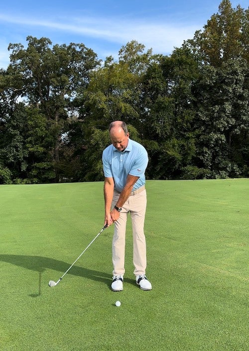 Use this nifty 9-iron shot to get up and down around greens