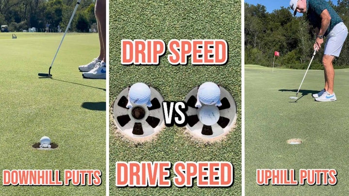 Improve your speed on sloping putts with this top teacher's drill