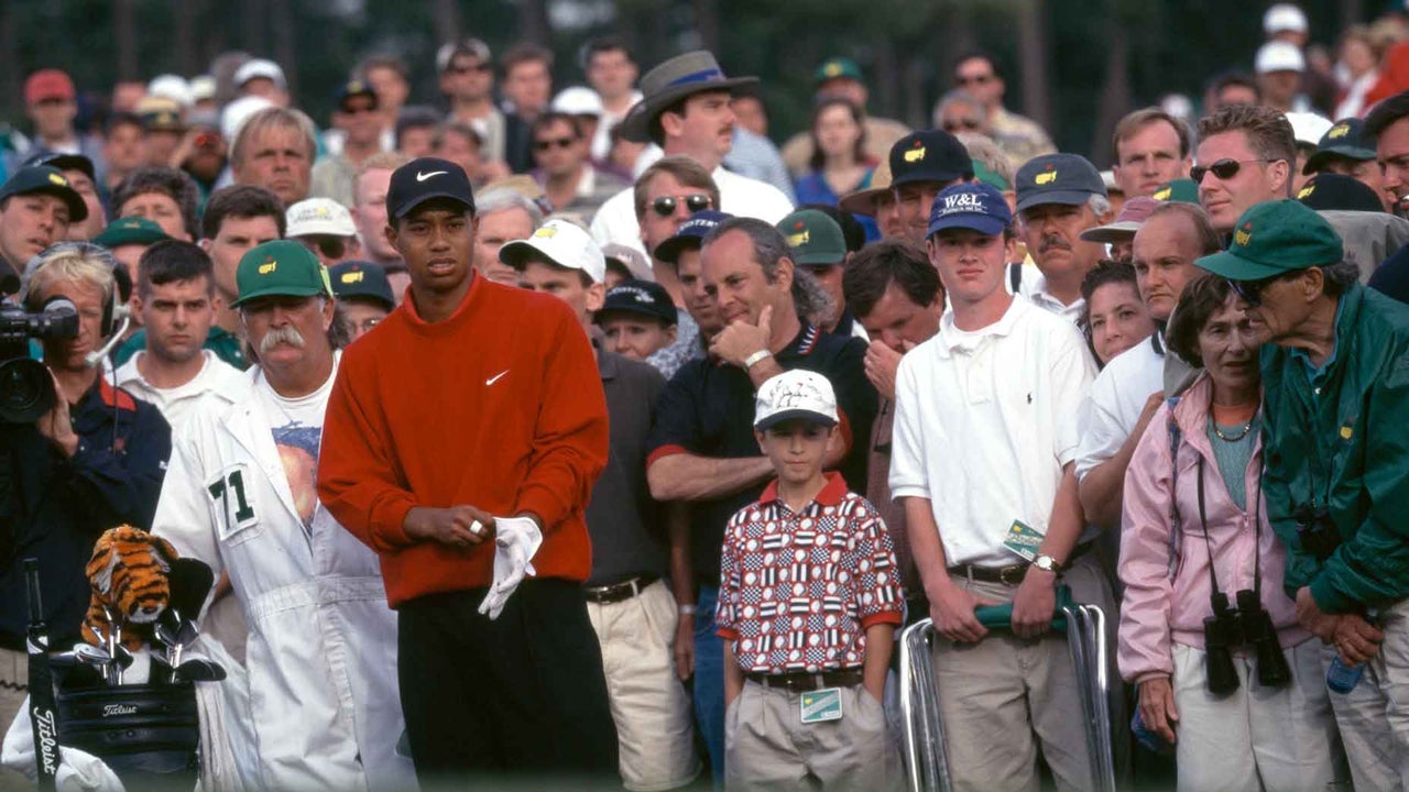 This is where Tiger Woods' ball from record-setting Masters ended up