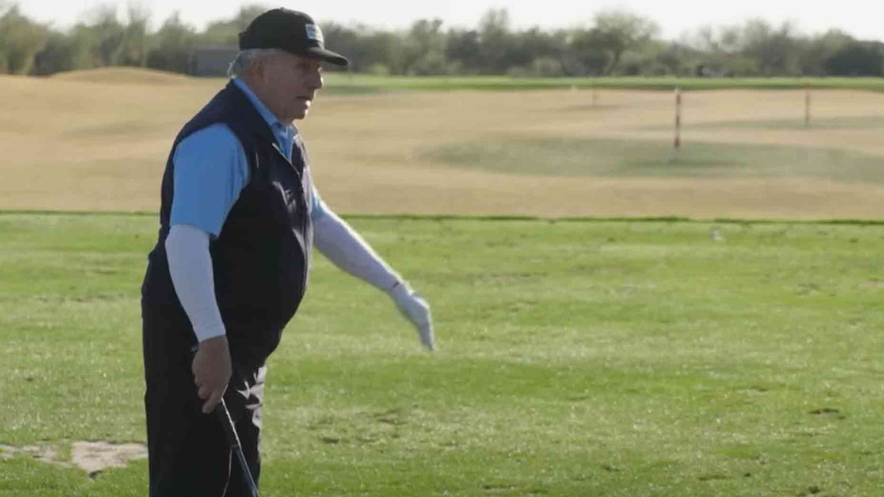 Peter Kostis' easy drill to practice the 'heartbeat' of the golf swing