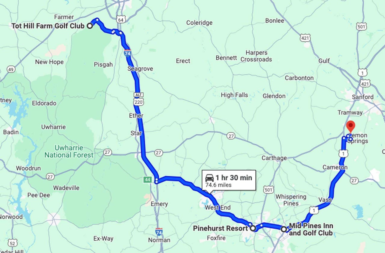 8 epic road trips made up exclusively of Top 100 public golf courses
