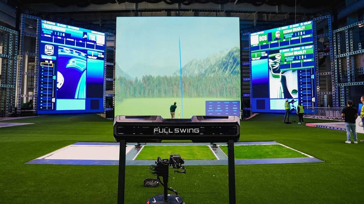 Here's how the TGL's Full Swing launch monitor system works