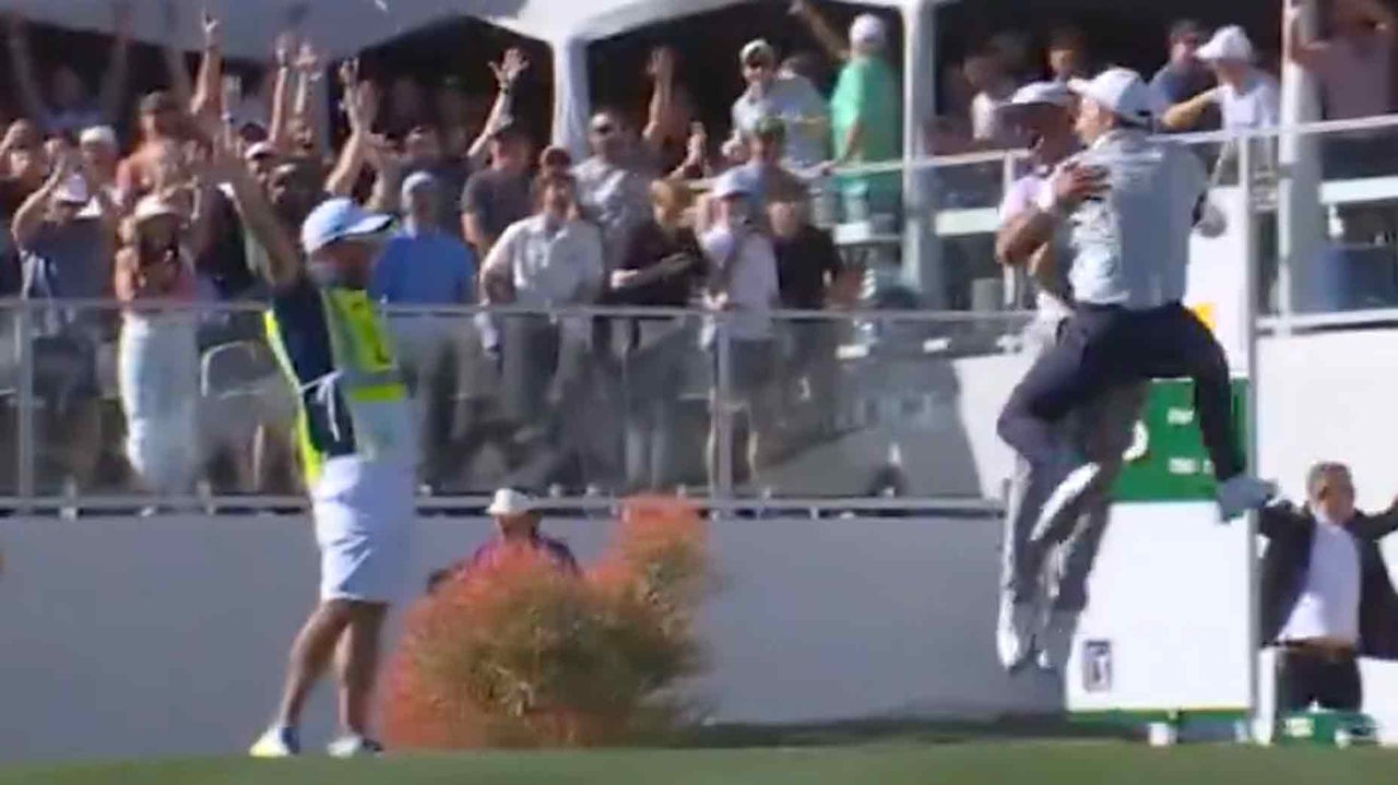 WM Phoenix Open hole-in-one: Emiliano Grillo's slam-dunk on 16