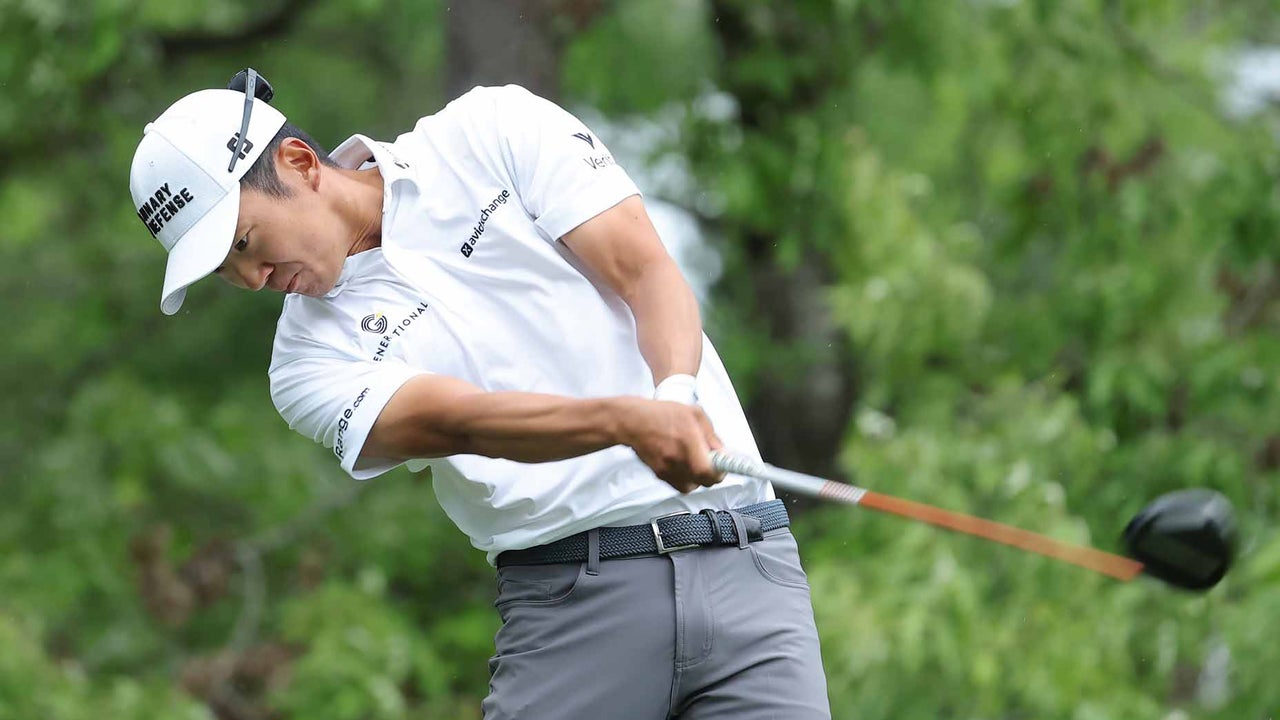 Michael Kim fights cracked driver, nerves to secure unlikely Masters bid