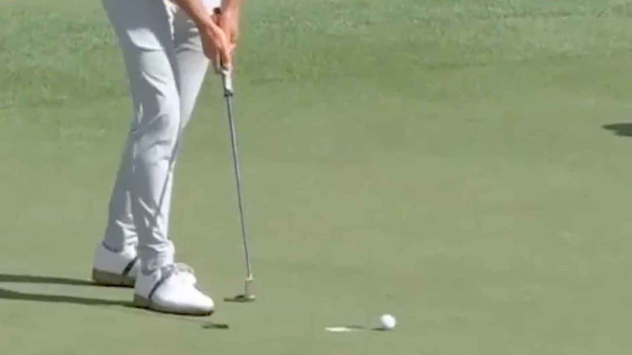 This Masters pro was 2 feet from the hole. Then came the unthinkable