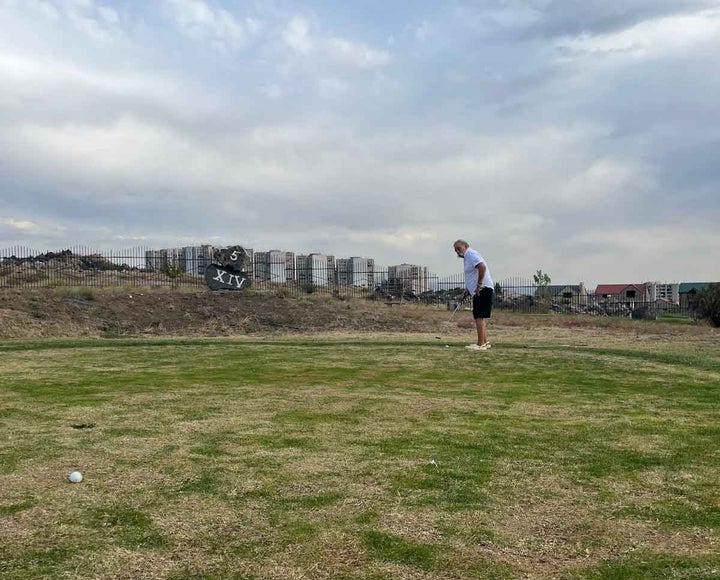This war-weary nation's only golf course is short on yards — but long ...