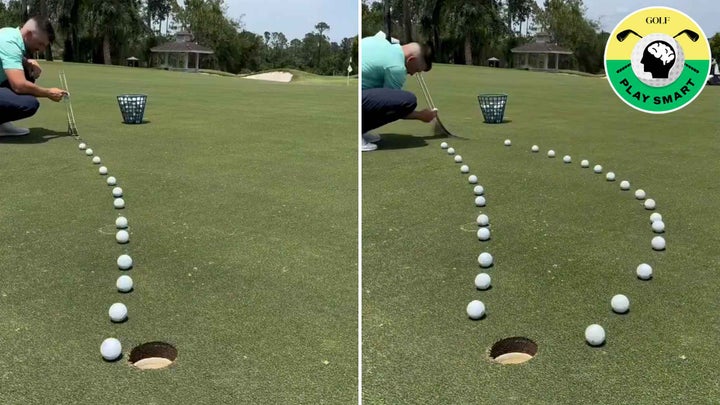 Fascinating video shows why speed is important for making putts