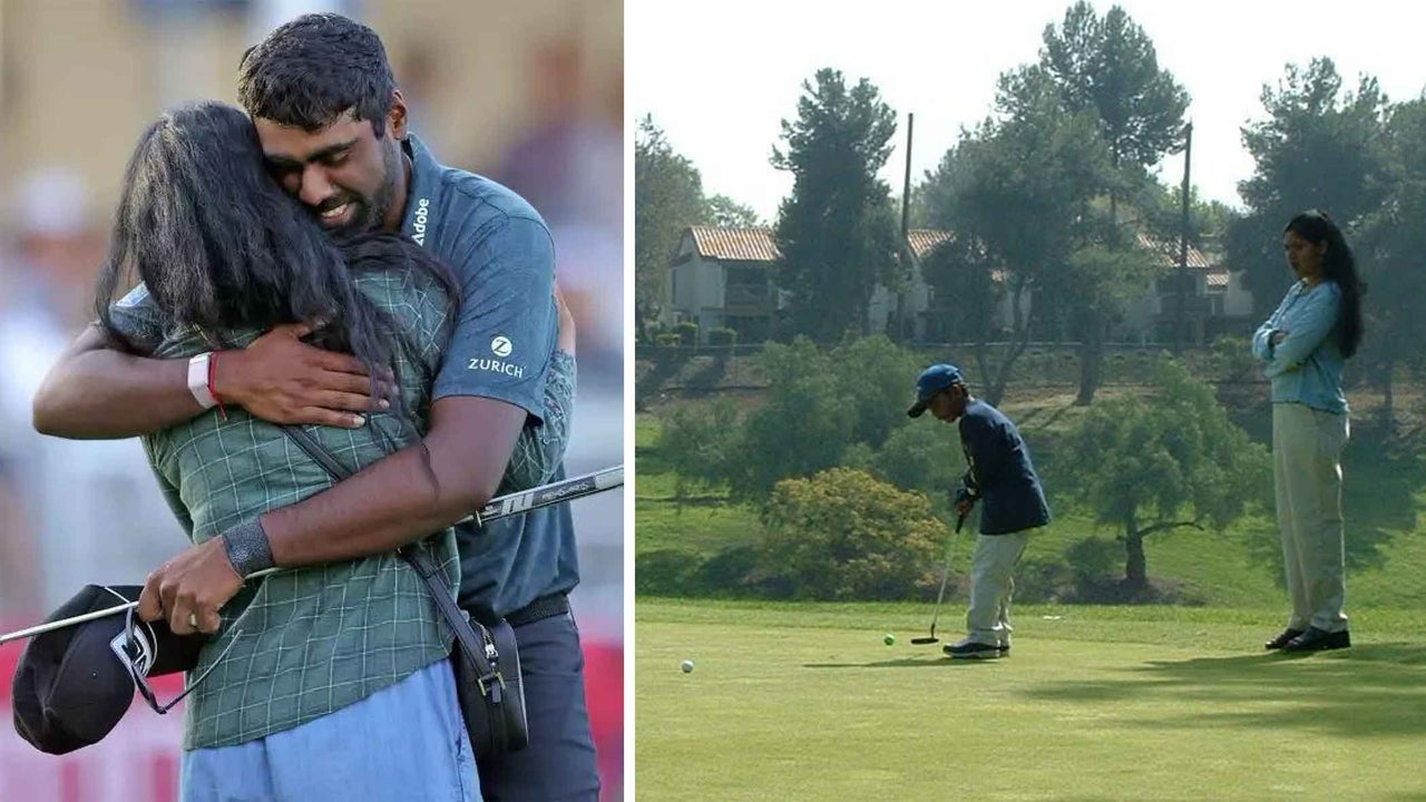 At the core of Sahith Theegala's success: the support of his mother