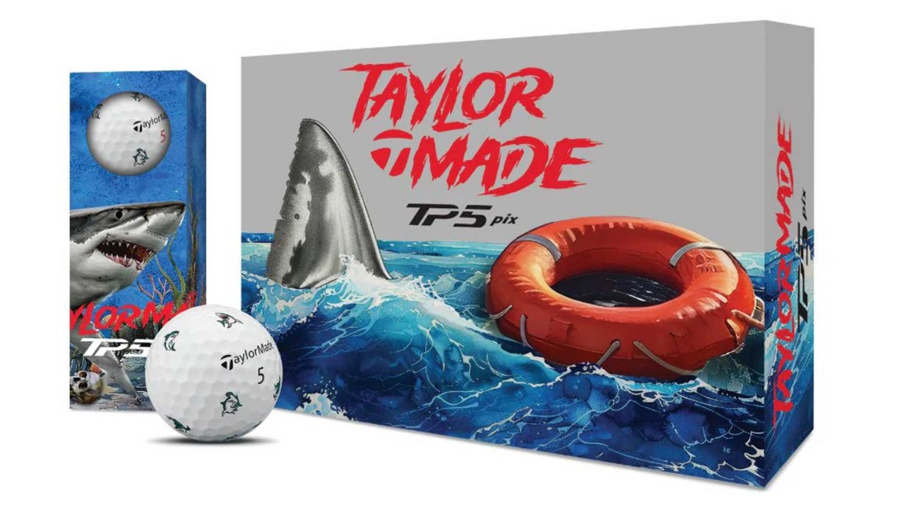 Celebrate the 50th anniversary of Jaws with these shark-themed golf balls