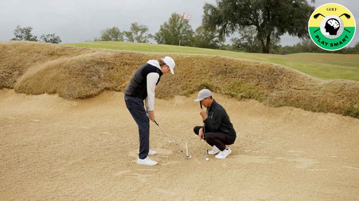 The simple secret for hitting long shots from greenside bunkers