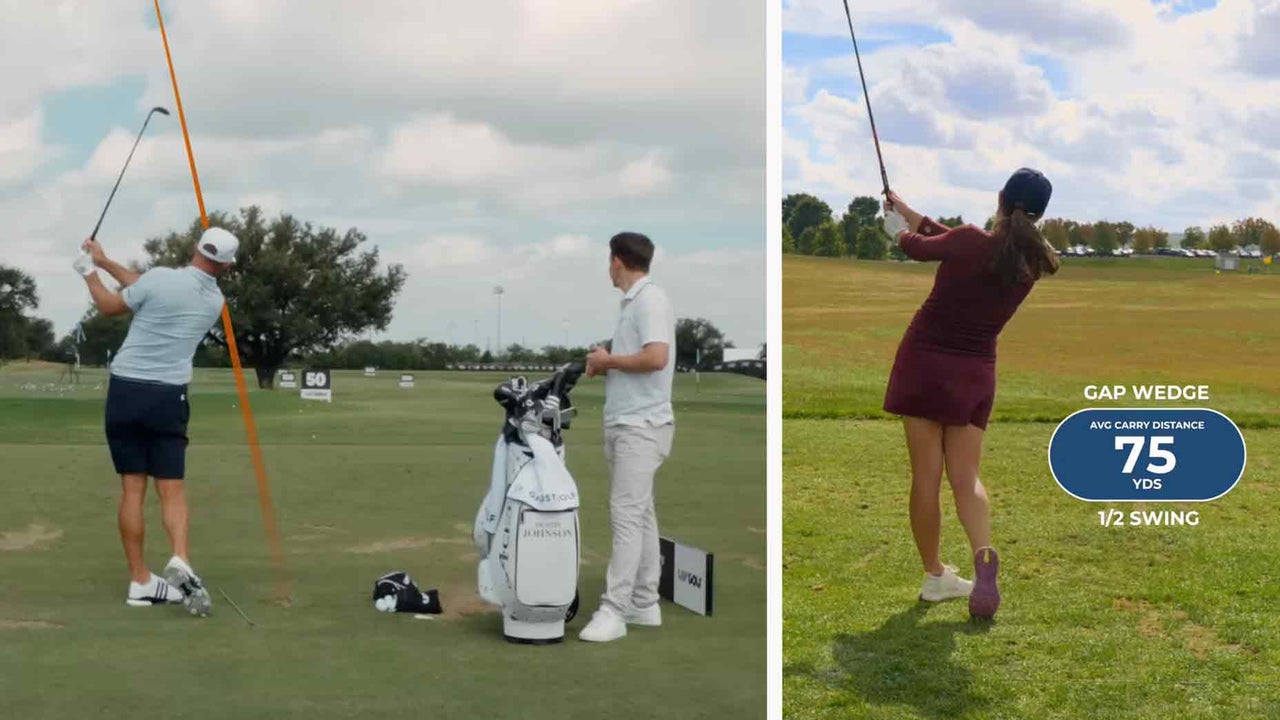 I tried Dustin Johnson's wedge combine drill. Here's what I learned