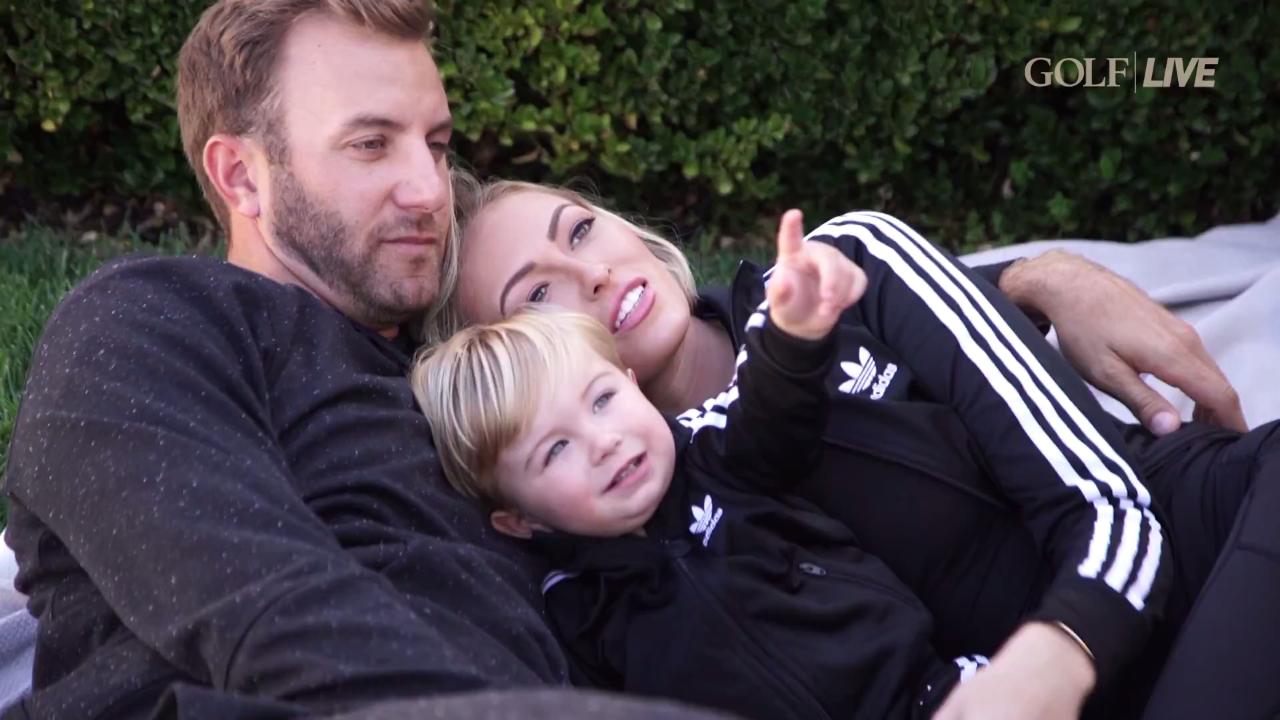 Dustin Johnson: 'I've got a great family and I couldn't be happier'