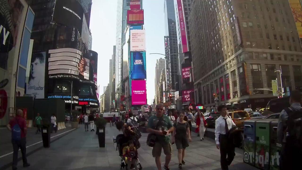 Time-Lapse: From Times Square to the Presidents Cup in two minutes