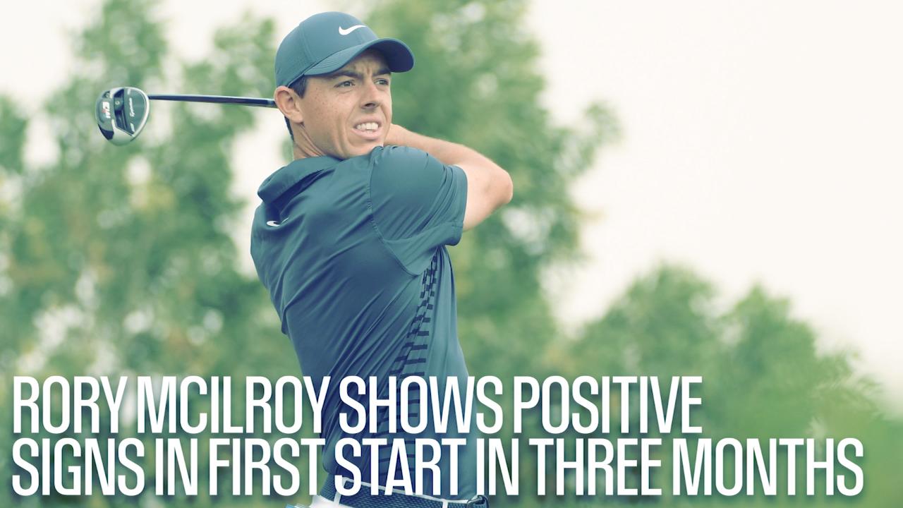 Rory McIlroy shows positive signs in Abu Dhabi